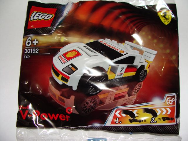 LEGO® Shell V-Power Ferrari F40 Polybag 30192 — Brick Bin