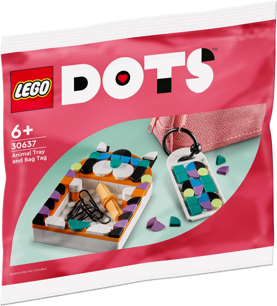LEGO® DOTS Animal Tray and Bag Tag Polybag 30637 — Brick Bin