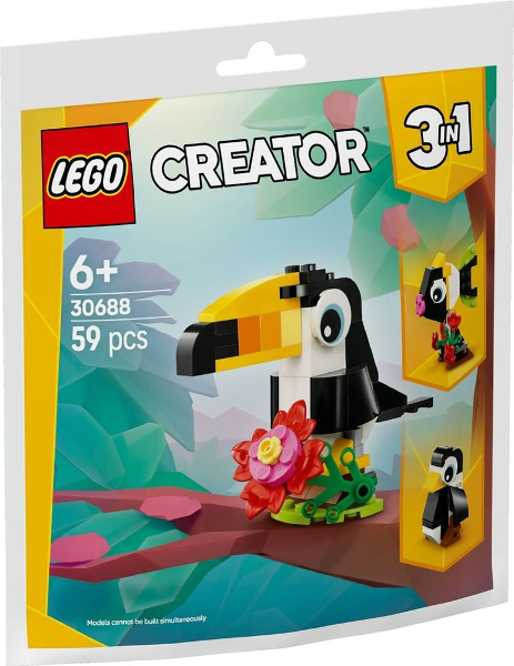 LEGO® Creator Tropical Toucan Recruitment Bag 30688 — Brick Bin